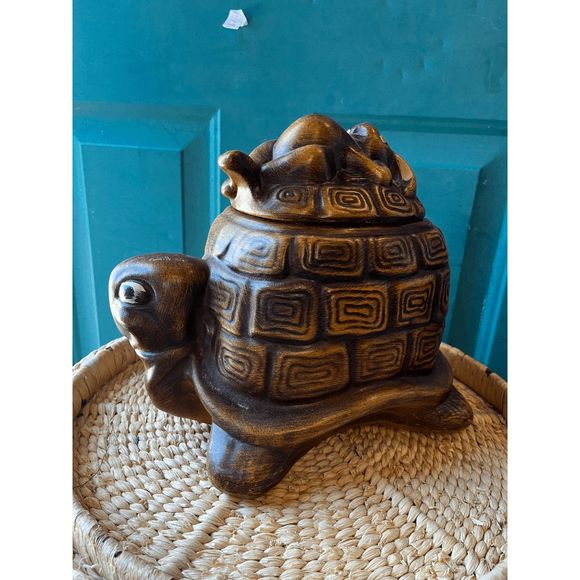 No Brand | Kitchen | Vintage Ceramic Turtle And The Hare Hand Painted ...